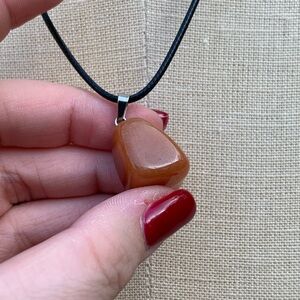 Hand Crafted | Jewelry | Handmade Genuine Stone Chunk Amulet Necklace ...